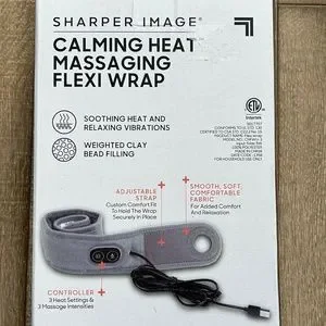 Sharper Image Calming Heat Massaging Flexi Wrap